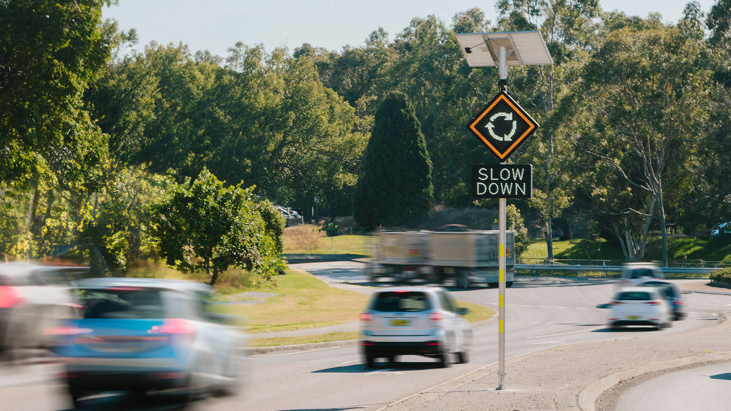 LED Warning Sign - B Size