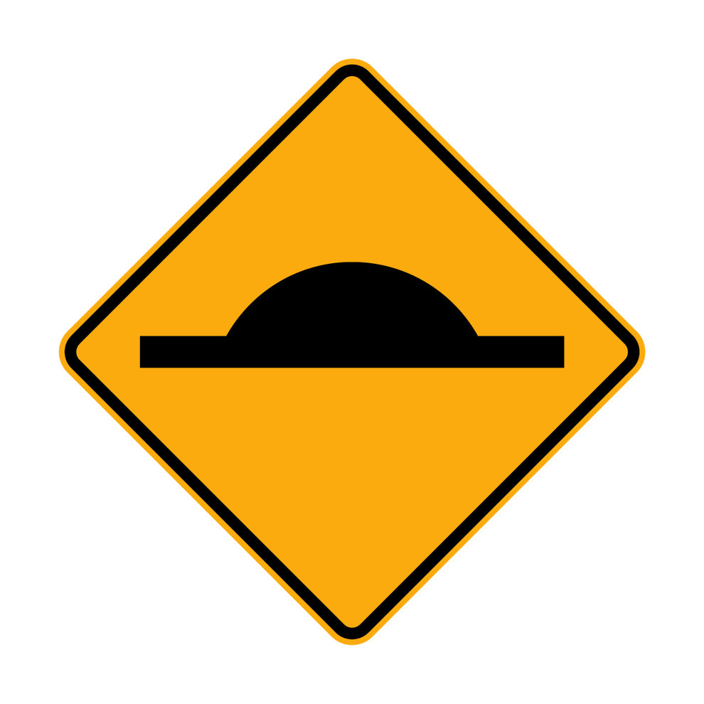 Warning: Speed Hump Sign – HIVIS
