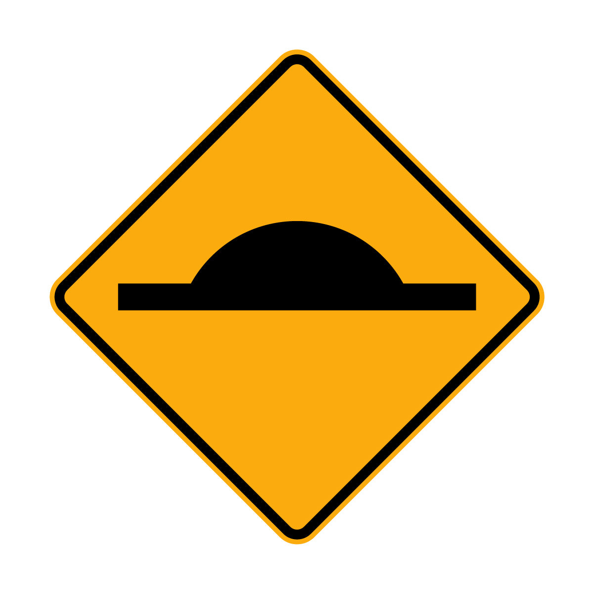 Warning: Speed Hump Sign – HIVIS