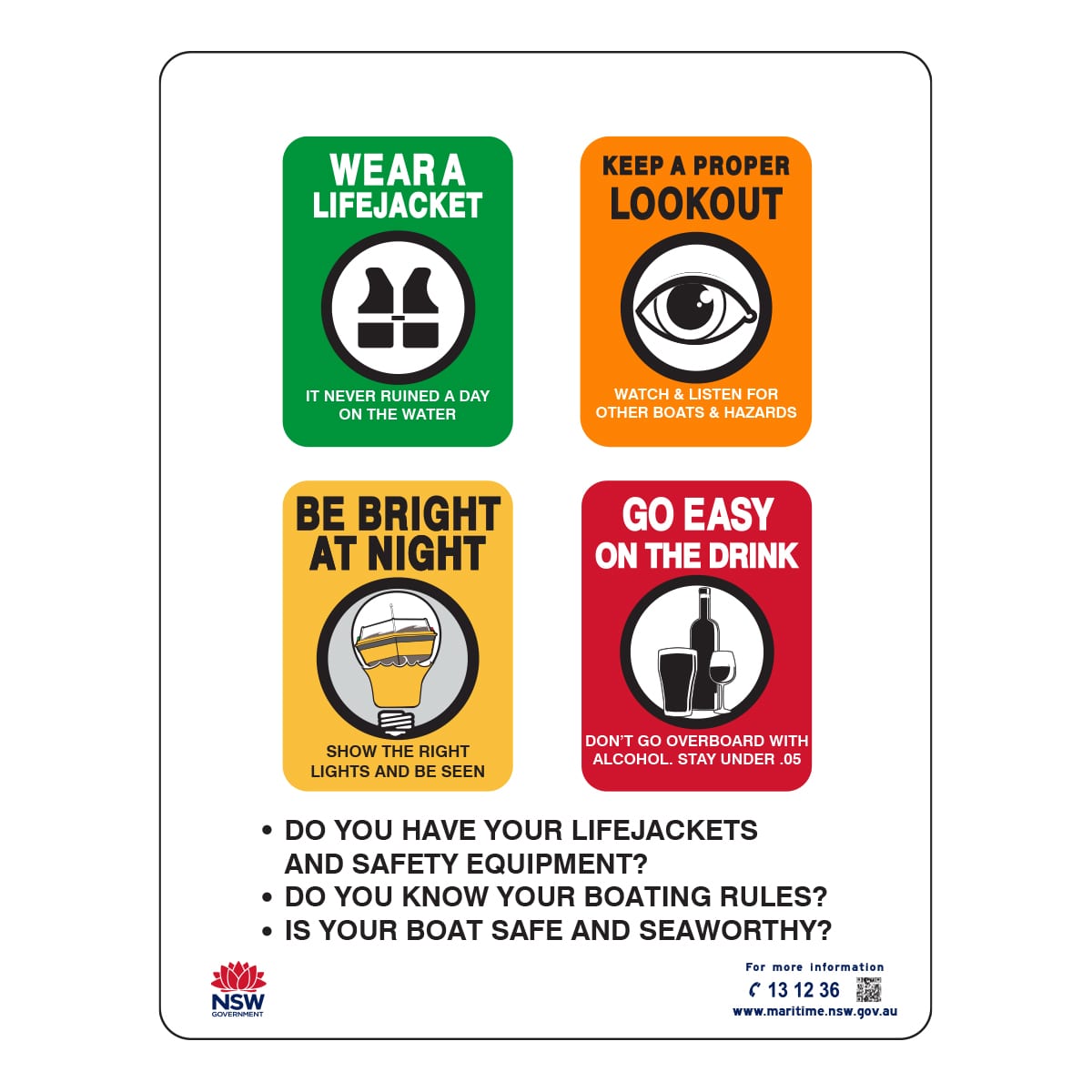 Safety Information Signs