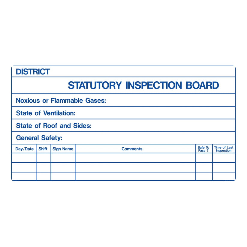 Statutory Inspection Board - Mining