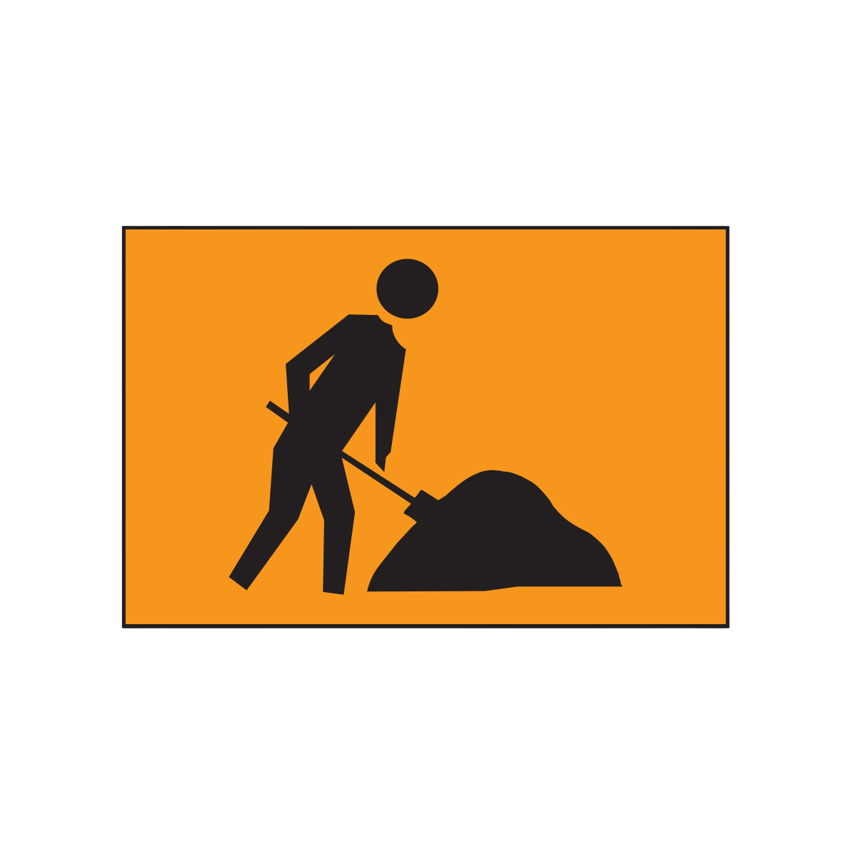 Warning: Workmen (Digger Man) Sign – HIVIS Group