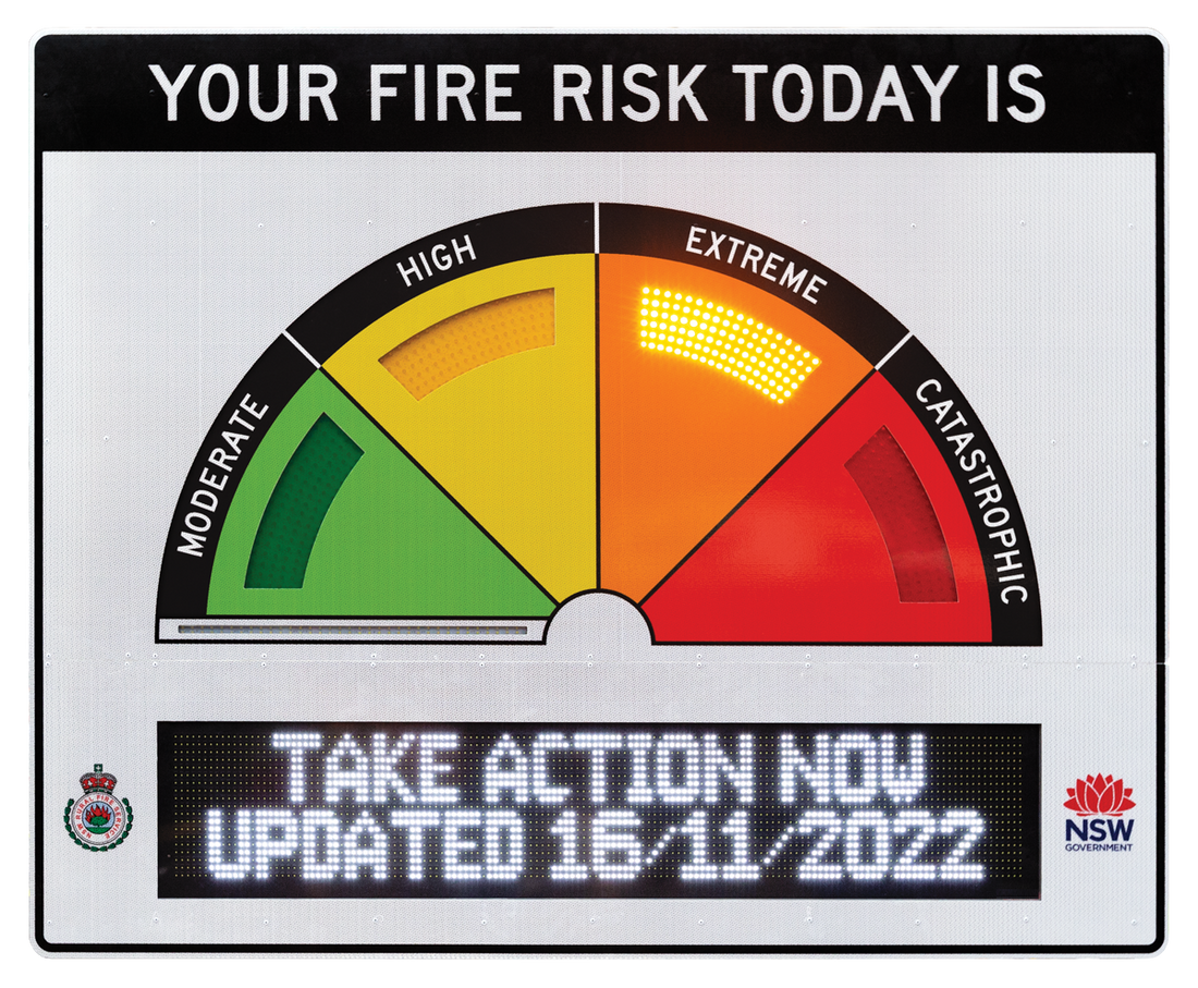 LED Fire Danger Rating Signs – HIVIS
