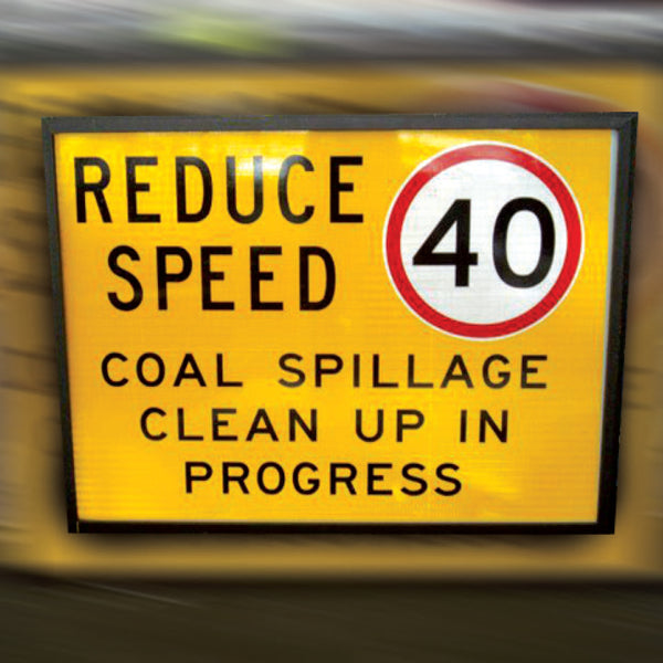 Speed Up Sign