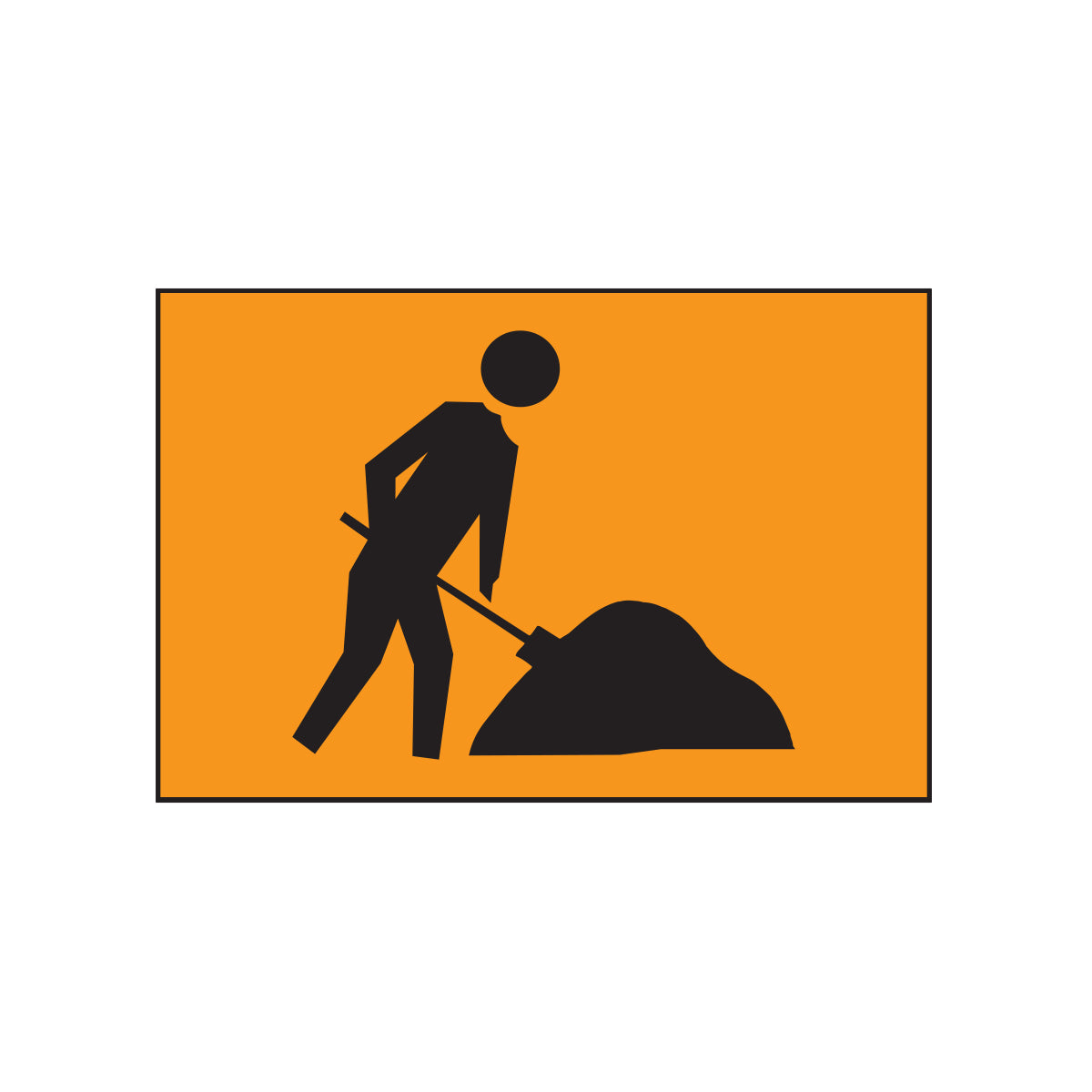 Warning: Workmen (Digger Man) Sign – HIVIS Group